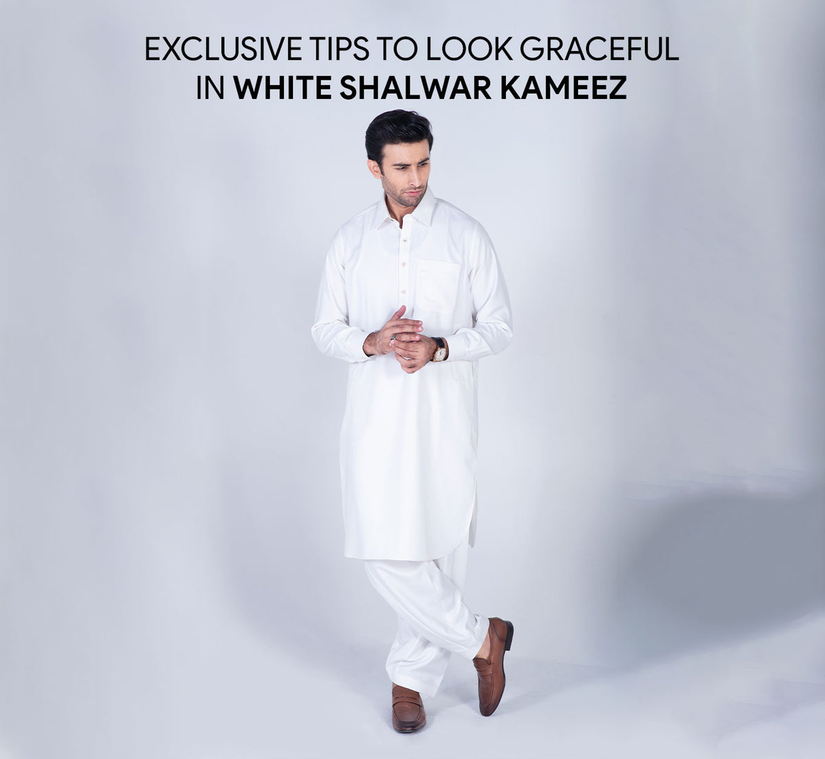 How to Look Graceful in White Shalwar Kameez - Dandy Designs